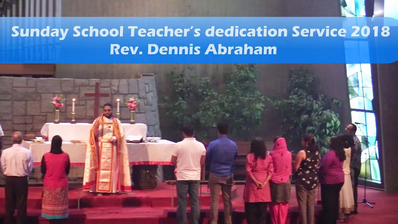 Sunday school Teachers's dedication service - YouTube