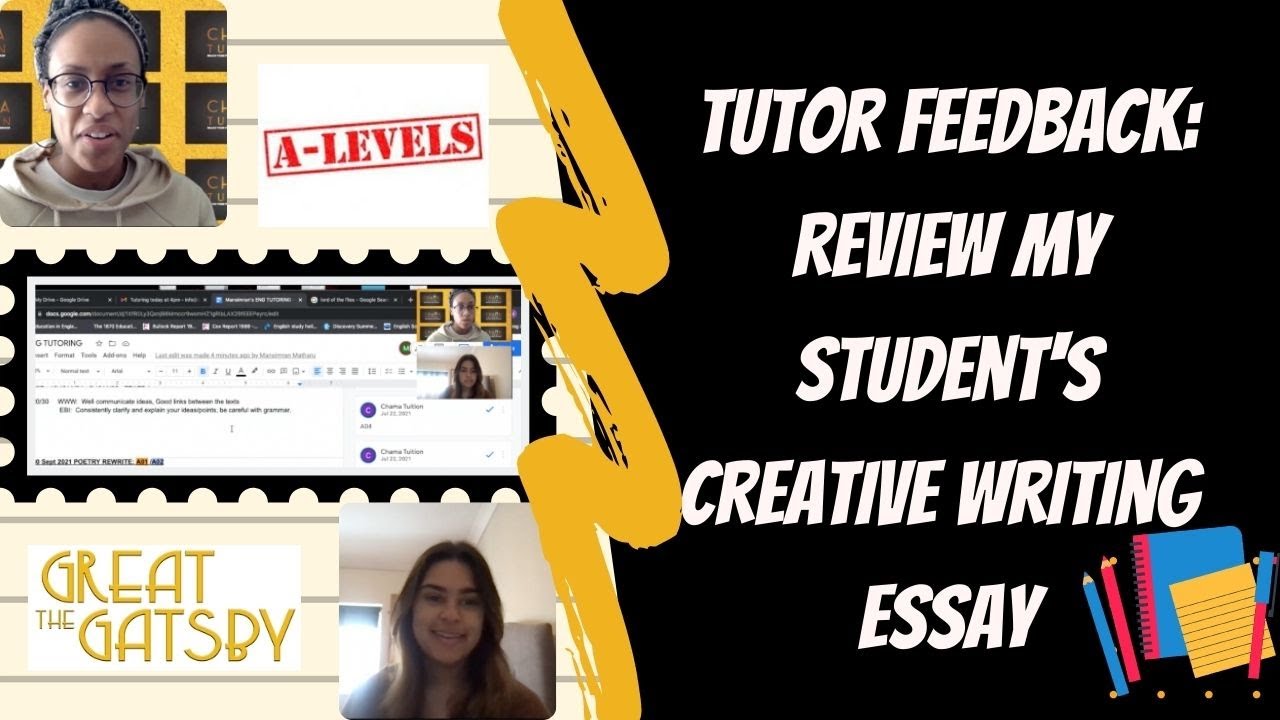 Tutor Feedback: Review My Student's Creative Writing Essay - YouTube