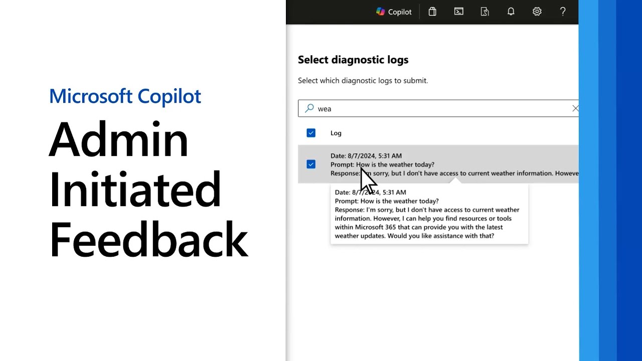 Microsoft Copilot Admin Initiated Feedback - YouTube