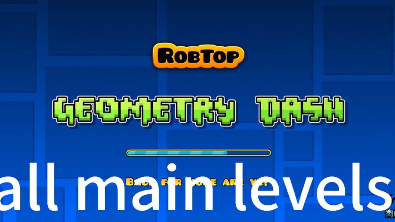 Attempting to beat all geometry dash main levels - YouTube