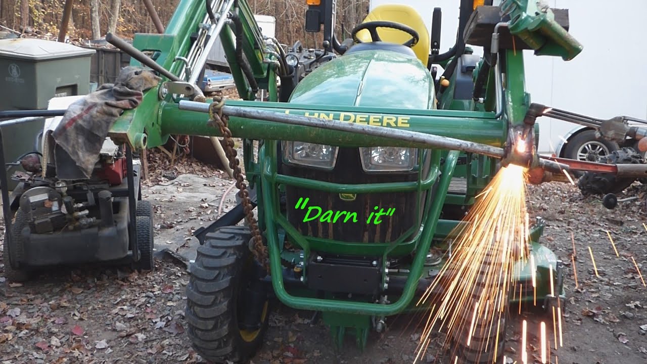 Tractor Accident Destroys Front End Loader (Dealer Wants $4,300) Can We ...