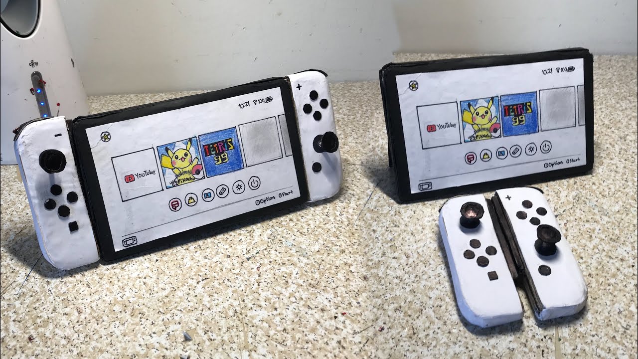 How To Make Nintendo Switch OLED From Cardboard YouTube How To Make Nintendo Switch OLED From Cardboard YouTube