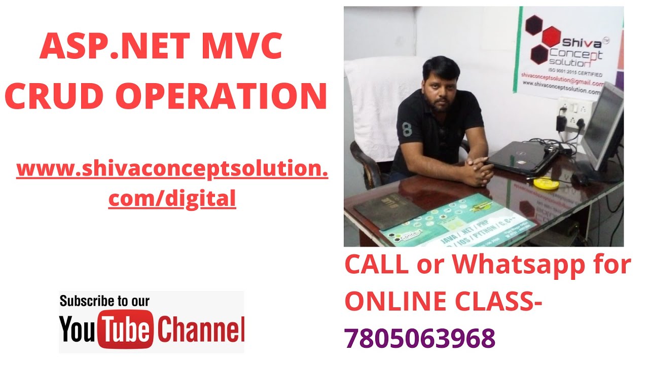 Asp Mvc Crud Operation Lecture2 Create Read Update And Delete Operation In Mvc Youtube