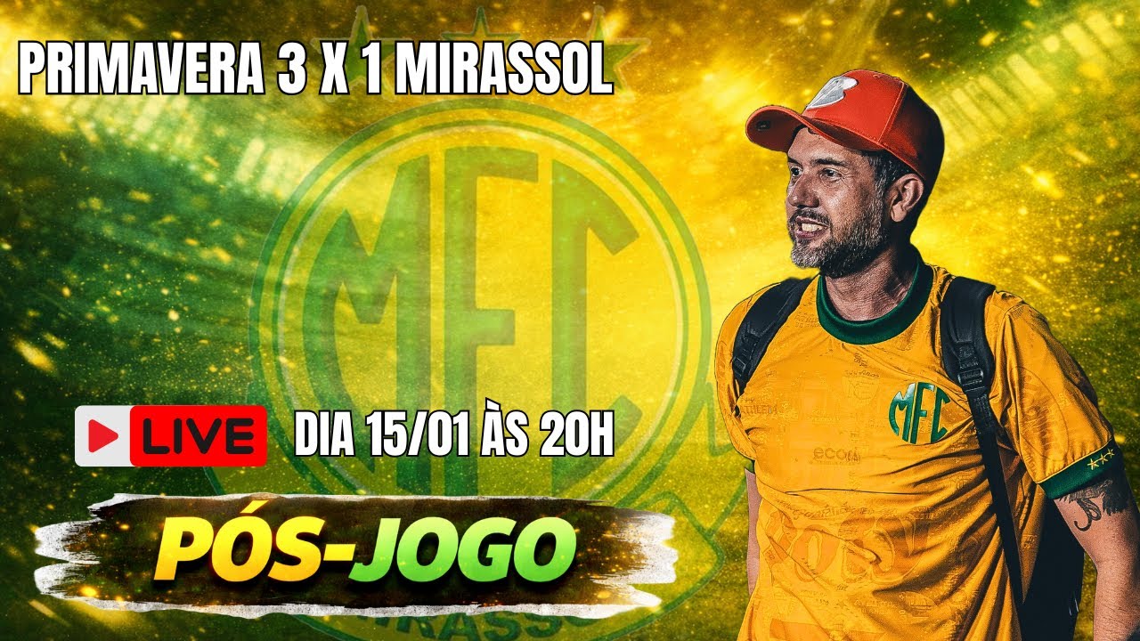 Pós Jogo Primavera 3 x 1 Mirassol | Paulistão A1 2026 - YouTube
