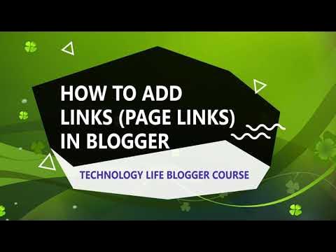 How to Add Page Tab Links & Organize Posts in Different Pages in Menu|Technology Life - YouTube