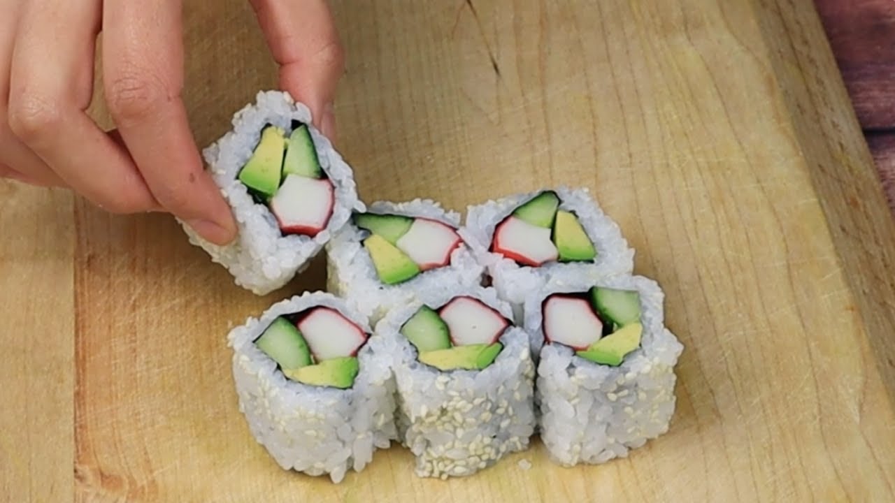 How To Make California Roll |Quick and Easy| - YouTube