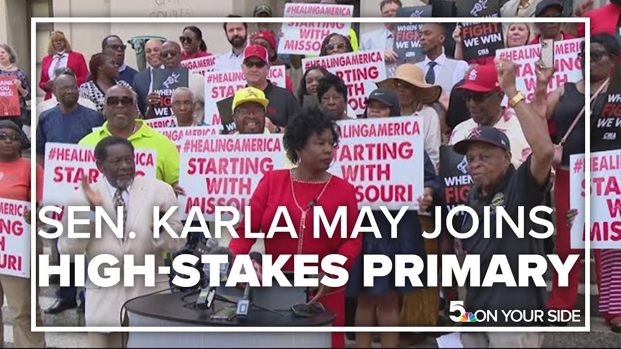 State Sen. Karla May declares primary bid for US Senate - YouTube