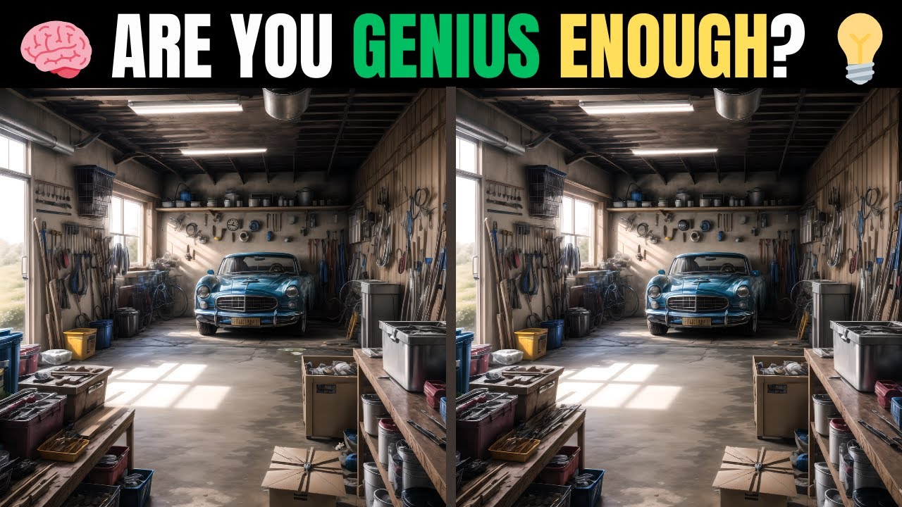 Spot the Difference #4: Classic Garage Challenge! 🚗🛠️ - YouTube
