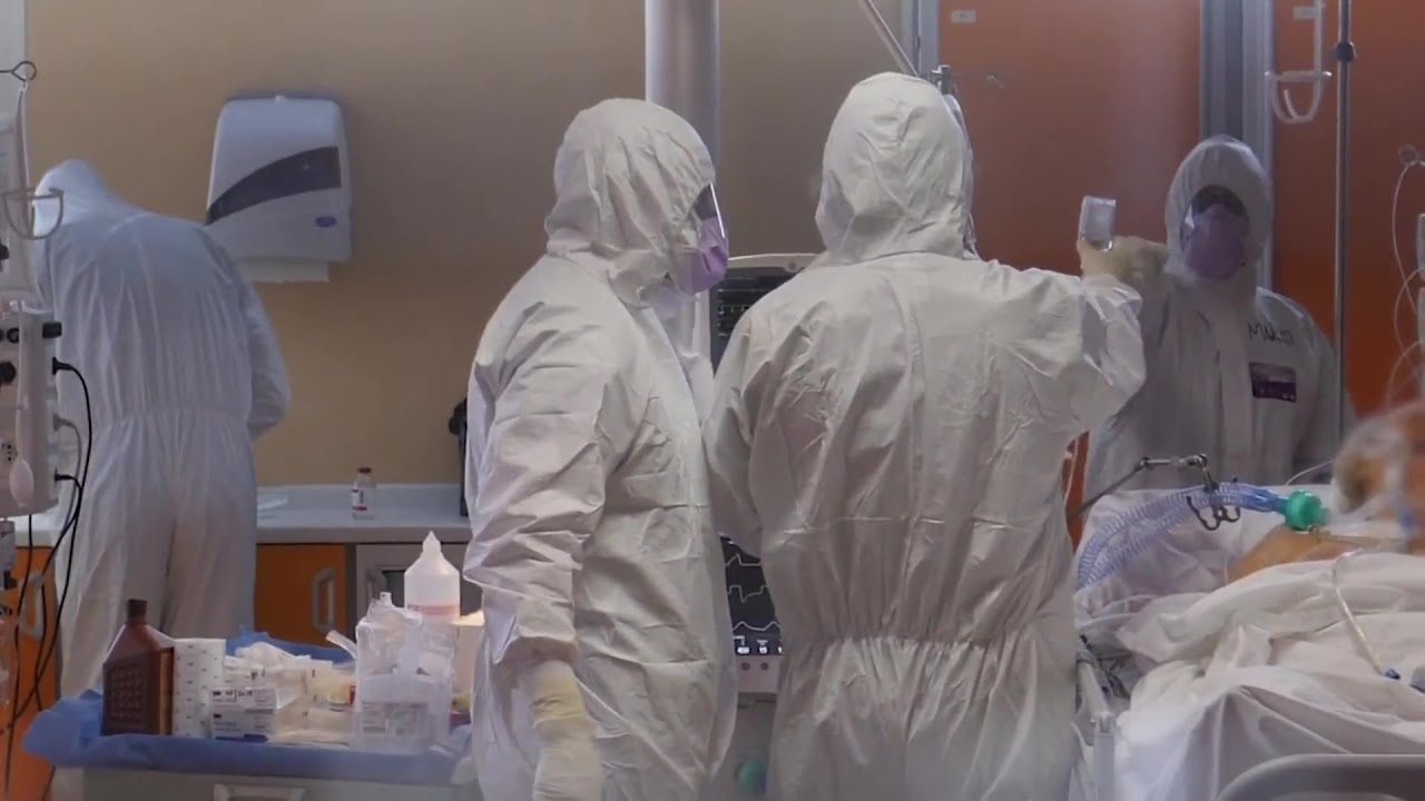 New Rome, Italy hospital quickly filled with patients - YouTube