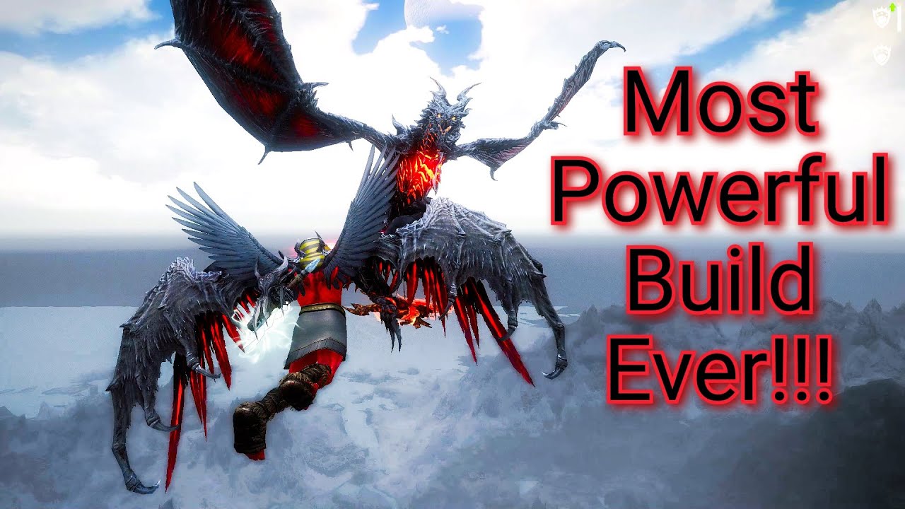 Skyrim's Most Powerful Modded God Build ||Eagle god||Demonic Alduin ...
