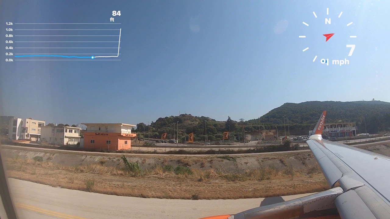 Easyjet takeoff from Rhodes to Bristol 8-9-19 - YouTube