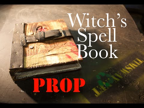 Make a Prop Witch's Spell Book from Scrap - Halloween is coming! - YouTube