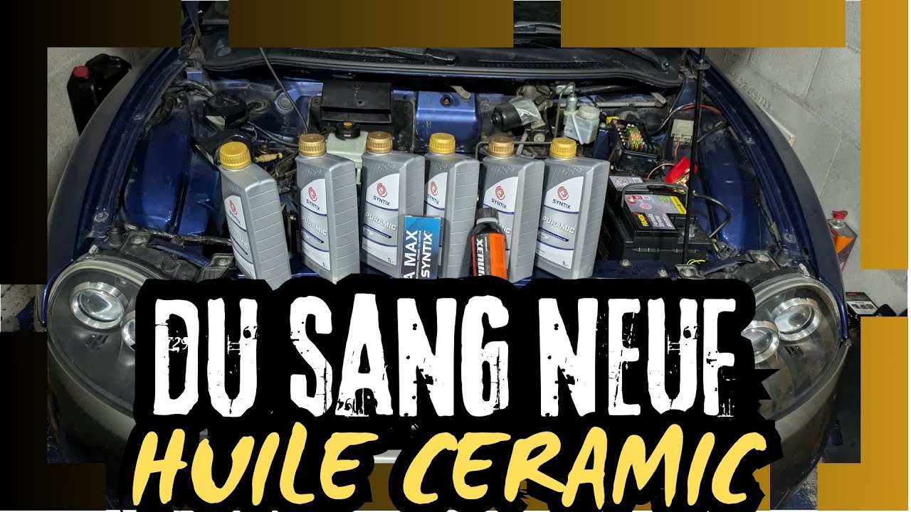 Je passe a l'huile céramique de chez SYNTIX + additif CERAMAX - YouTube