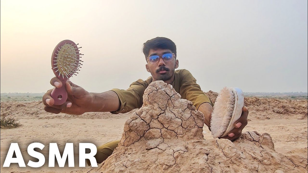 ASMR FAST AND AGGRESSIVE BRUSHING (IN DESERT) - YouTube