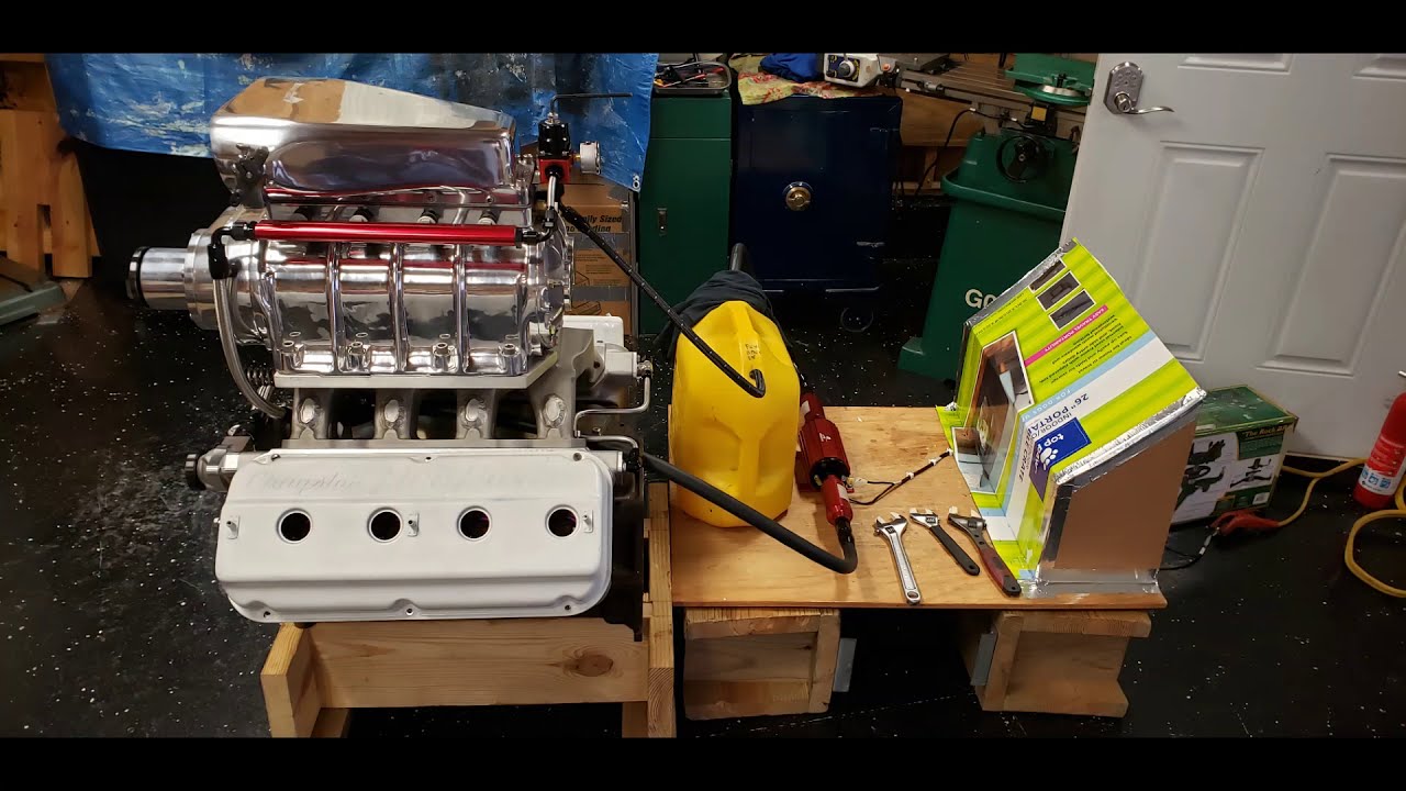 331 354 392 hemi EFI fuel pressure test supercharged - YouTube