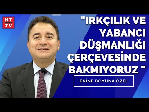 Göçmen tartışmasına bakışı ne? Ali Babacan yanıtladı