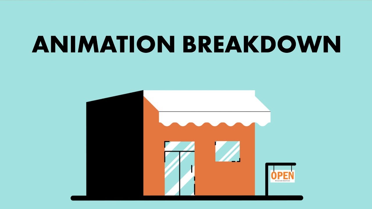 Store Front Animation Breakdown - Free Project File! - YouTube