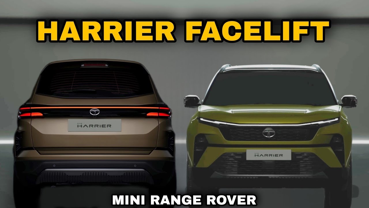 Tata Harrier Facelift is here | Inspired from Land Rover Discovery ...