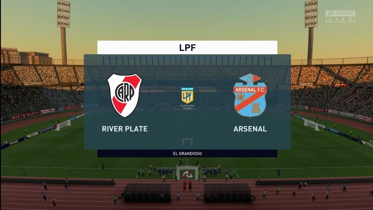 River Plate vs Arsenal - Liga Argentina - YouTube