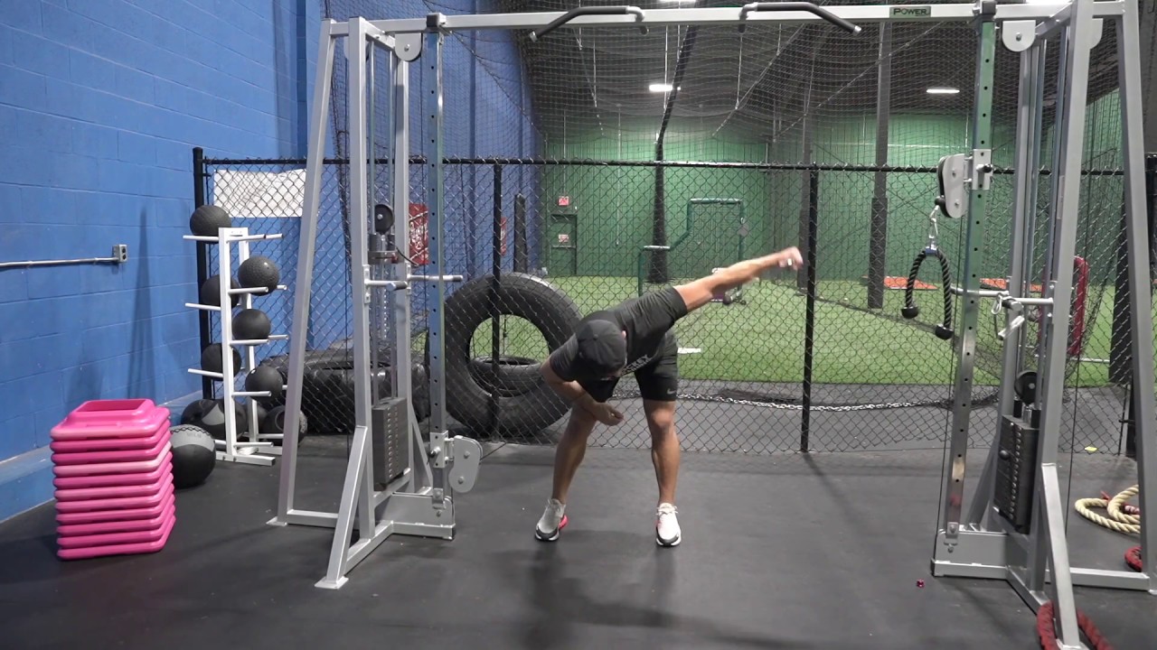 Single Arm Cable Rear Delt Fly - YouTube