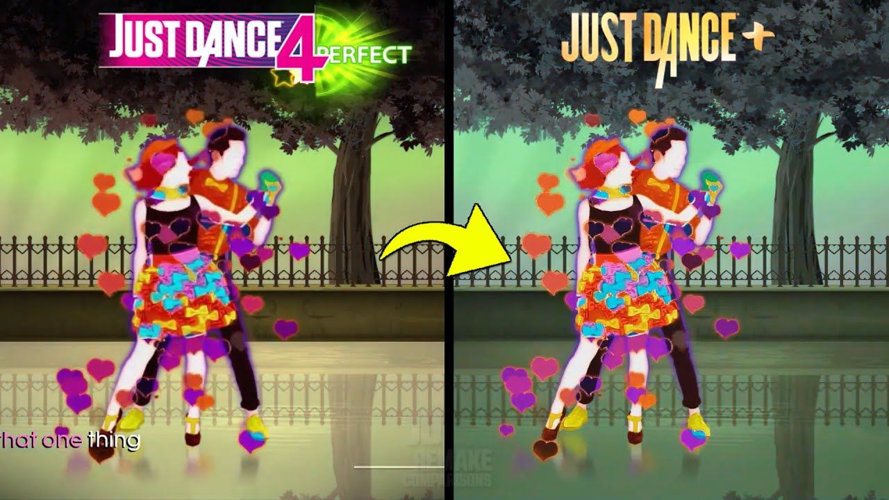 JUST DANCE COMPARISON - ONE THING | JD4 vs JD+ - YouTube