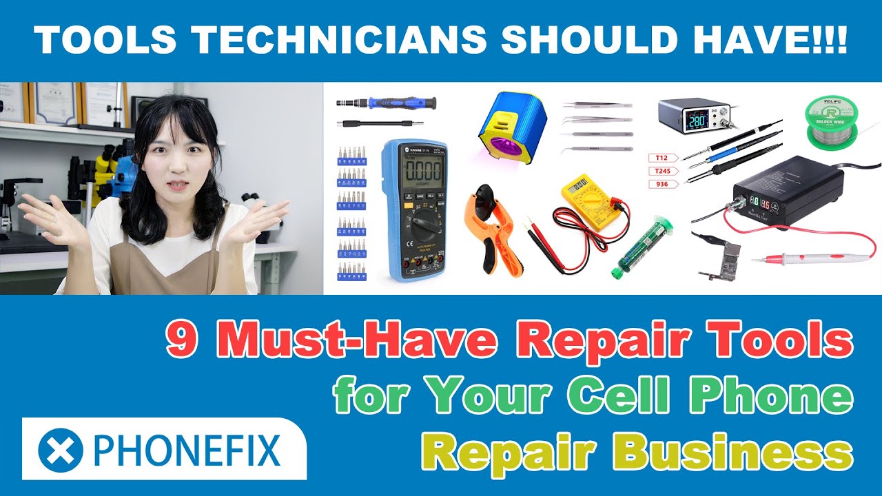 Phone Repair Tools List Every Technician Should Have -PHONEFIX - YouTube