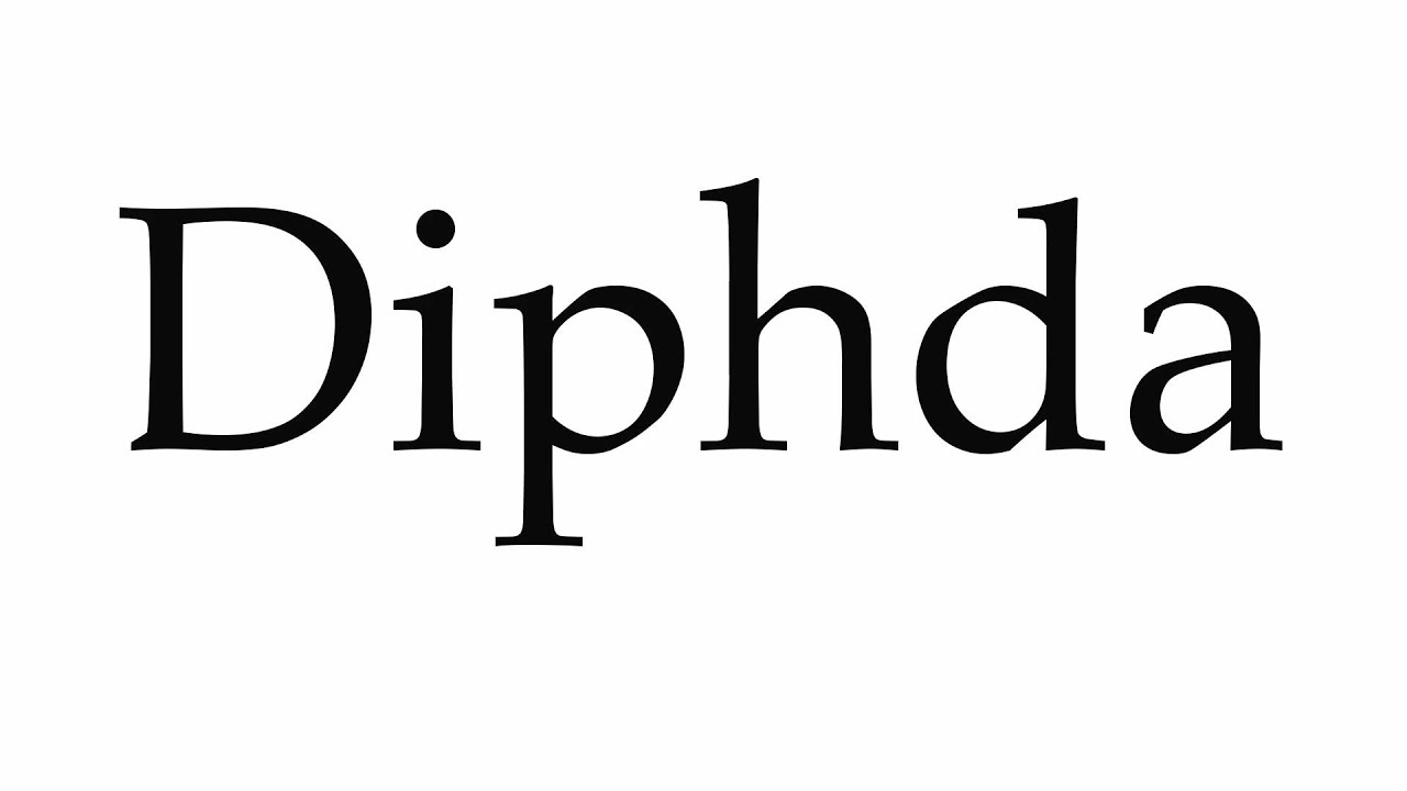 How to Pronounce Diphda - YouTube