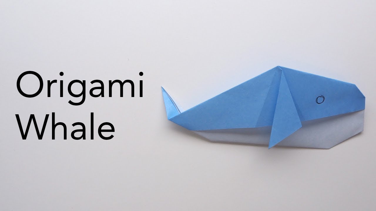 Easy Origami Whale Tutorial - YouTube