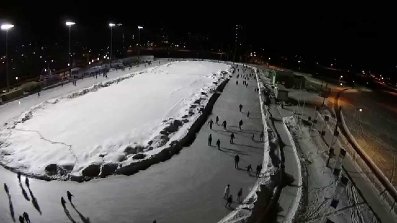 Skating at the Emera Oval, Halifax Commons - YouTube