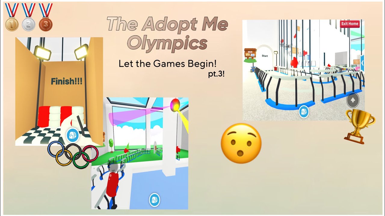 The Adopt Me Olympics pt. 3! *🏁 The Big Race!! 🏁* - YouTube