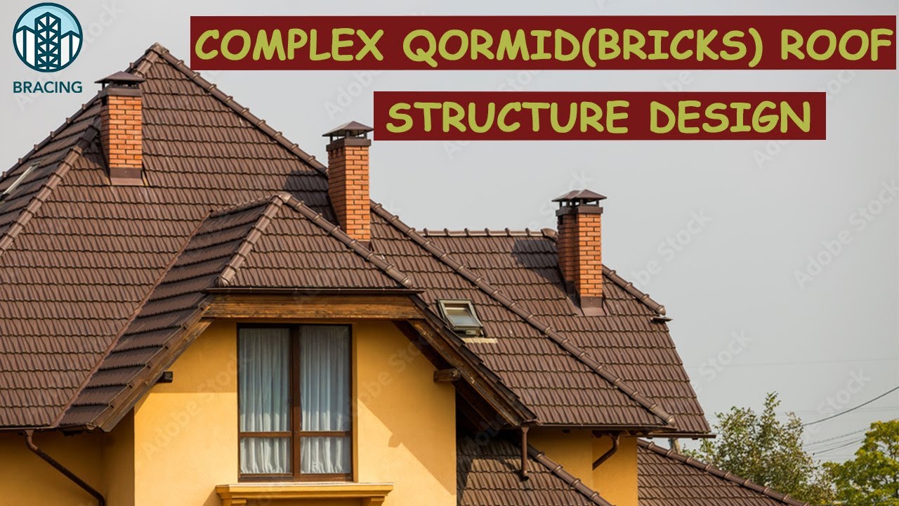 COMPLEX QORMID(BRICKS) ROOF STRUCTURE DESIGN - YouTube