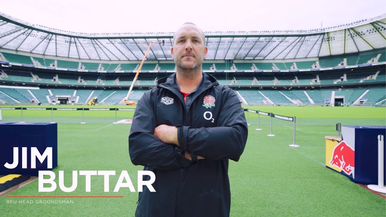 Keith Prowse x Jim Buttar, Head Groundsman at the RFU - YouTube