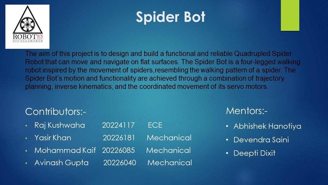 SPIDER-BOT - YouTube