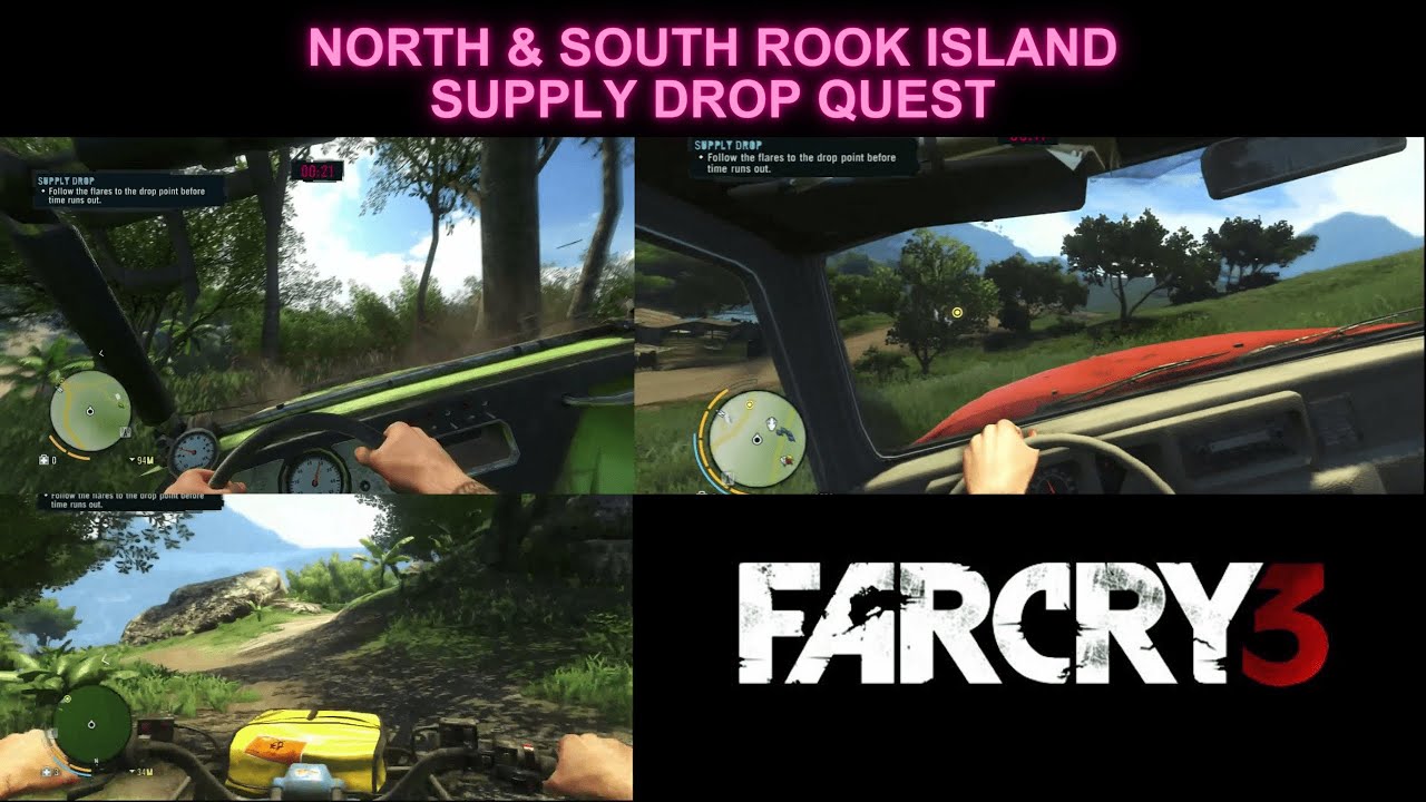 Far Cry 3 North & South Rook Island Supply Drop Quest! 1080p 60Fps ...