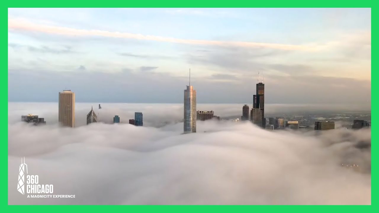 Watch the Chicago Skyline above the clouds - YouTube