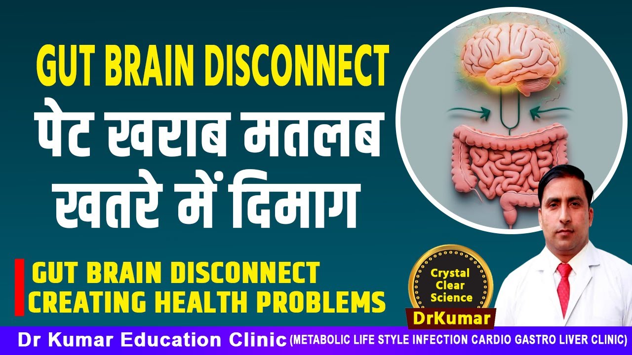 GUT BRAIN DISCONNECT पेट खराब मतलब खतरे में दिमाग//GUT BRAIN DISCONNECT ...