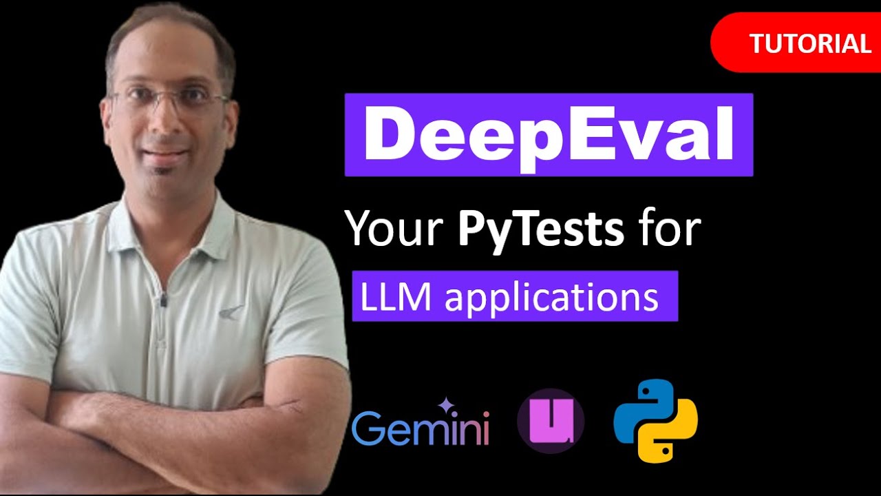 DeepEval Tutorial: Unit Testing LLM AI applications - YouTube