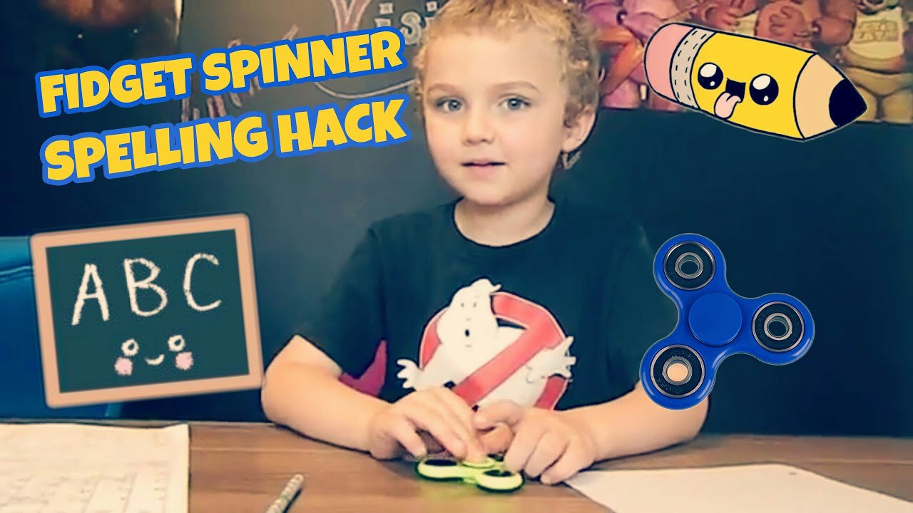 Fidget Spinner Spelling Hack // Junior Vision - YouTube
