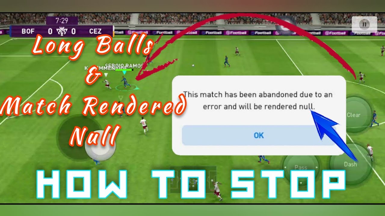 How To DEFEND Against LONG BALL SPAMMER & How to Stop MATCH RENDERED ...
