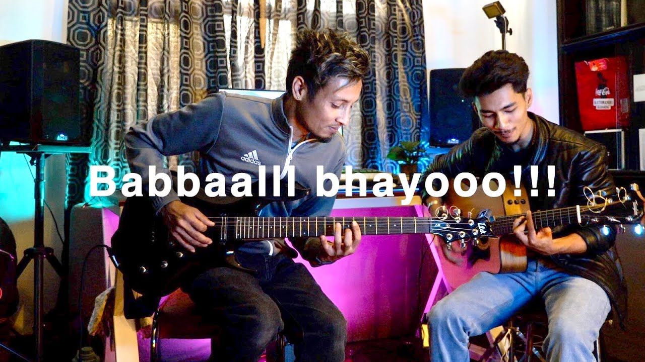 its guitar jamming time II amazing RAP and ROCK song II babble song of KRISH BRB on #chetanvlogs ...
