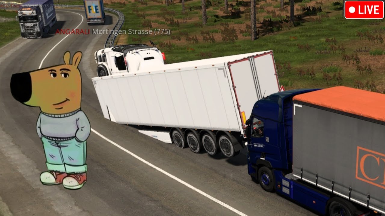 TruckersMP Live Stream #55 - Chill Guy - YouTube