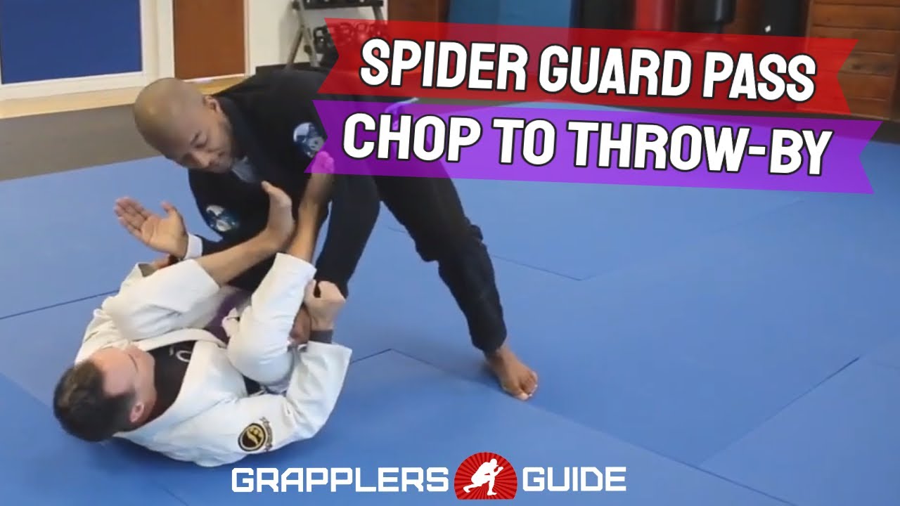 Trenton Cooke - Chop Spider Guard Pass - Chop To Throw-By Pass - YouTube