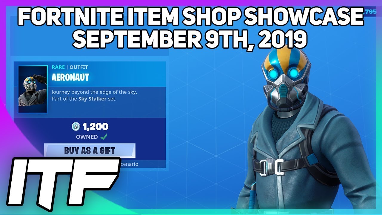 Fortnite Item Shop *NEW* AERONAUT SKIN SET! [September 9th, 2019 ...