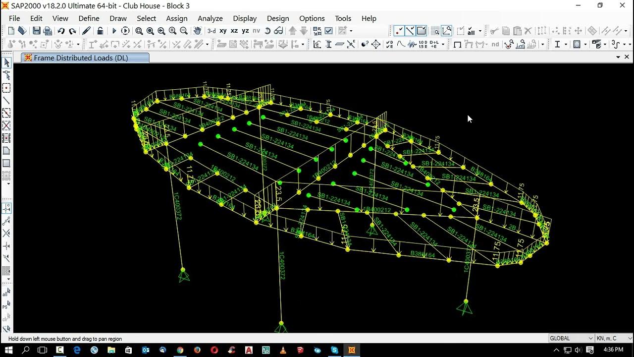 csi sap2000 v18 2 0 how to design steel structure building 09 - YouTube