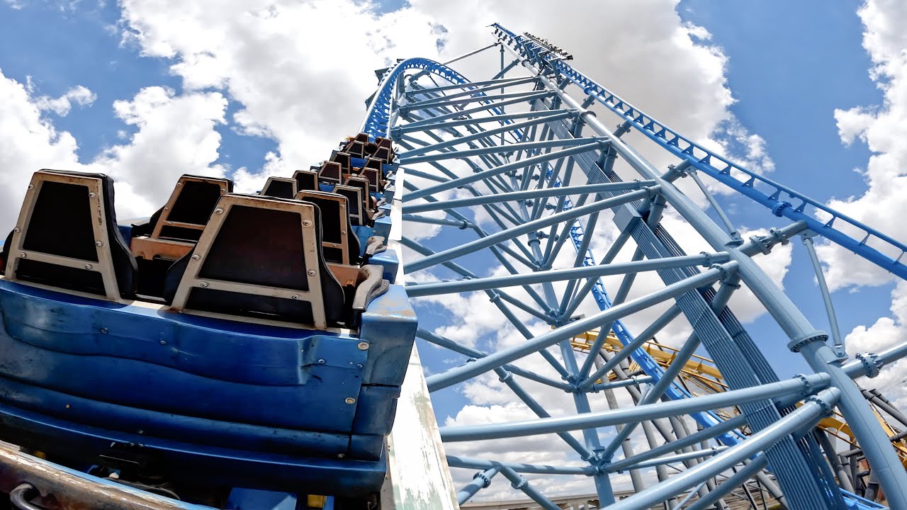 Mr Freeze Reverse Blast - 0-70MPH BACKWARDS LAUNCH [Six Flags Over ...