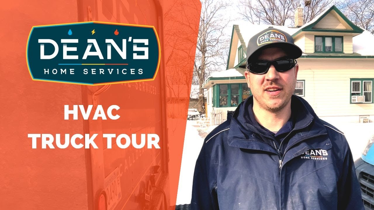Take a Tour of Dean's Home Services HVAC Installers Van with Trevor ...