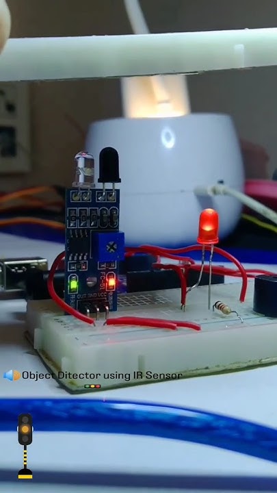INFRARED SENSOR OBJECT DETECTOR ⚡🤬 #tech #science #experiment #project ...