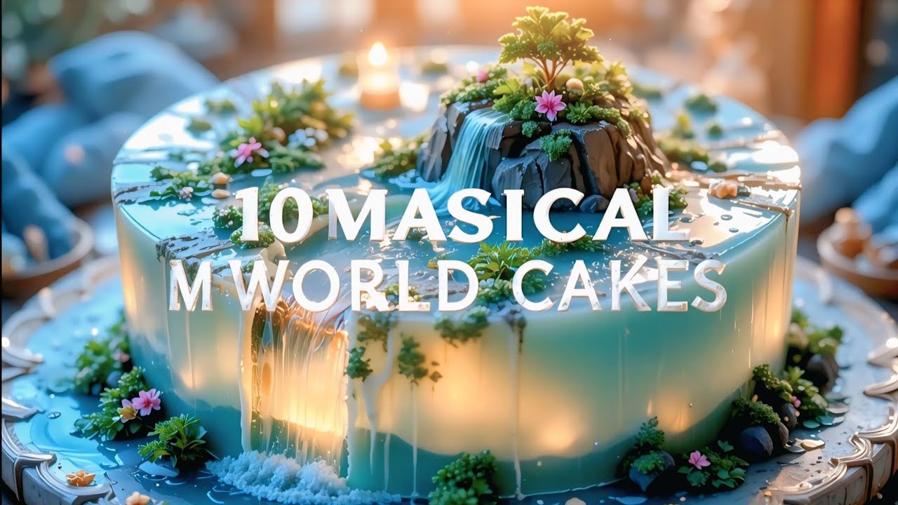 10 Magical Miniature World Cakes | Photorealistic Jelly Cake Art - YouTube