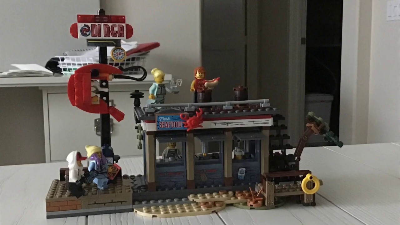 Lego Hidden Side Shrimp Shack Attack Stop Motion - YouTube
