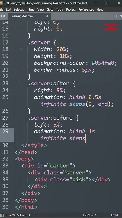Blink HTML CSS - YouTube
